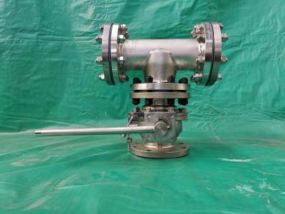 China Pipeline 99.5% Product Recovery Systems T Valve Pipe Pigging System for sale