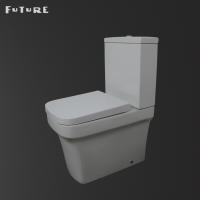 China 610*357*400MM Square Close Coupled Toilet P Trap Water Closet Eco Friendly for sale