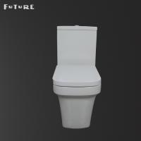 China 610*357*400MM Square Close Coupled Toilet P Trap Water Closet Eco Friendly for sale