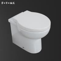China Future 380mm Width Floor Mounted Back To Wall Wc P Trap One Piece Commode for sale