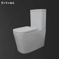China Soft Close Seat Cover Close Coupled Bathroom Toilet Dual Flush Buttons for sale