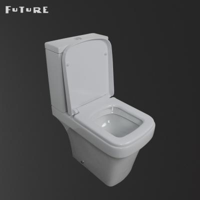 China Gravity Flushing Close Coupled Water Closet WC for sale