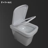 China Modern Antibacterial Back To Wall Comfort Height Toilet Washdown Flushing for sale