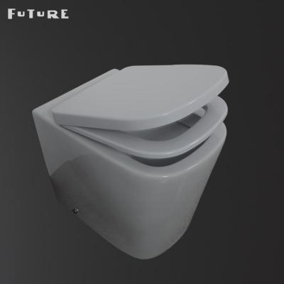 China Gravity Flushing Bathroom Back To Wall Water Closet Ceramic Toilet BTW920 for sale