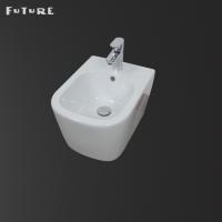 China Commercial Smooth Glazed Bathroom Bidet Wall Mounted Long Lifespan for sale