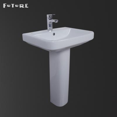 China Future Bathroom Pedestal Basin Single Hole Ideal Standard 730mm High for sale