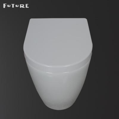 China Rimless Comfort Height Back To Wall Toilet With Concealed Cistern for sale