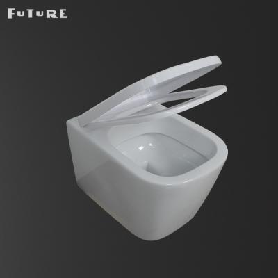 China ISO9001 Antibacterial  American Standard Wall Hung Toilet Wall Hanging Wc for sale