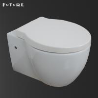 China Gravity Flushing Modern Wall Hung Toilet 380mm Wide Wall Mounted Commode for sale