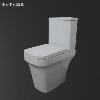China Soft Close Seat Cover P Trap Square 18 Inch Tall Toilet White for sale