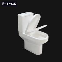 China Elegant Rimless Wc Pan Ideal Standard Compact Toilet 415mm High Seat for sale