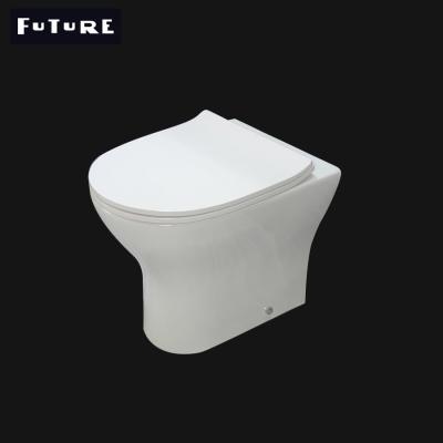 China ISO9001 Btw Comfort Height Toilet Back To Wall Cloakroom Toilet Antibacterial for sale