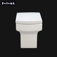 China 360mm Wide Square Back To Wall Toilets for sale