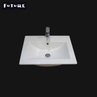 China Square Bathroom Cabinet Sink Vanity Wash Basin Standard Sinkhole for sale