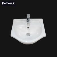China 450mm Single Hole Ceramic Hand Wash Basin Bathroom Vanity Basin for sale