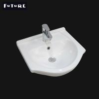 China 450mm Single Hole Ceramic Hand Wash Basin Bathroom Vanity Basin for sale