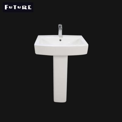 China Future White Porcelain Pedestal Sink for sale