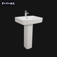 China Future White Porcelain Pedestal Sink for sale
