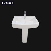 China Future White Porcelain Pedestal Sink for sale