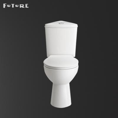 China Wear Resistance Close Coupled Corner Toilet Automatic Operation for sale