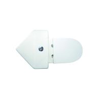 China 350mm Corner Bathroom Toilet Comfort Height Corner Toilet Elongated for sale