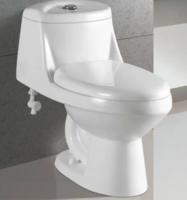 China Smooth Glazed Siphonic One Piece Toilet Siphonic Flushing Toilet Ceramic Sanitary Ware for sale
