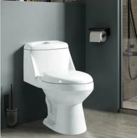 China Smooth Glazed Siphonic One Piece Toilet Siphonic Flushing Toilet Ceramic Sanitary Ware for sale