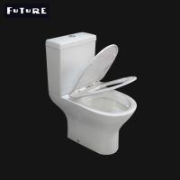 China 2 Pieces Short Projection Rimless Toilet Small Close Coupled Toilet 630*350*830mm for sale