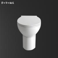 China Dual Flush 3L 6L Compact Back To Wall Wc Rimless Btw Toilet Floor Mounted for sale