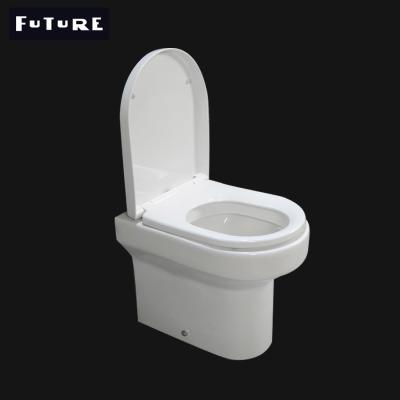 China Efficient Flushing Rimless Comfort Height Back To Wall Toilet 365mm Width for sale