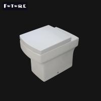 China P Trap Bathroom Square Back To Wall Toilet Pan Washdown Flushing for sale