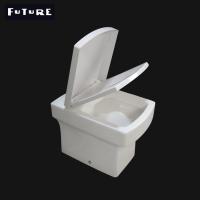 China P Trap Bathroom Square Back To Wall Toilet Pan Washdown Flushing for sale