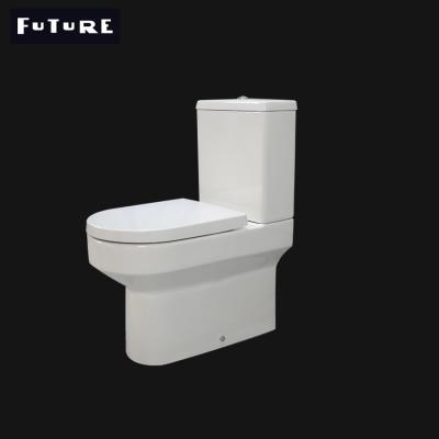 China Close Coupled Short Projection Toilet 365mm wide for sale
