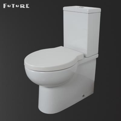China 415mm Seat Modern Close Coupled Bathroom Toilet Washdown Water Closet for sale