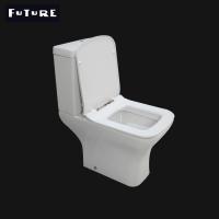 China Elongated Bowl Short Projection Toilet 585mm Hotel WC Bathroom Sanitary Ware for sale