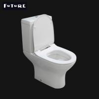 China Ceramic Elongated Comfort Height Rimless Toilet Dual Flush 3L 6L for sale