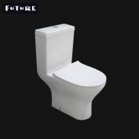 China Ceramic Elongated Comfort Height Rimless Toilet Dual Flush 3L 6L for sale