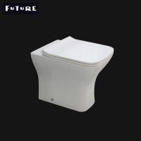 China Modern Bathroom Back To Wall Rimless Toilet Washdown Flushing Floor Mounted for sale