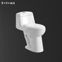 China Future Bathroom S Trap Siphonic One Piece Toilet European Style Antibacterial for sale