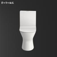 China Silent Close Coupled Bathroom Toilet Fully Shrouded Wc 630*350*830mm for sale
