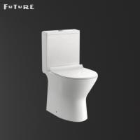 China Silent Close Coupled Bathroom Toilet Fully Shrouded Wc 630*350*830mm for sale