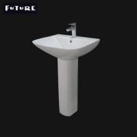 China High Density Bathroom Pedestal Basin Freestanding for sale