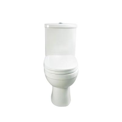 China Smooth Glaze Short Projection Close Coupled Toilet 2 Piece Toilet Washdown Flushing for sale