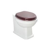 China Smooth Glaze Finish Btw Rimless Toilet Elongated Back To Wall Compact Toilet for sale