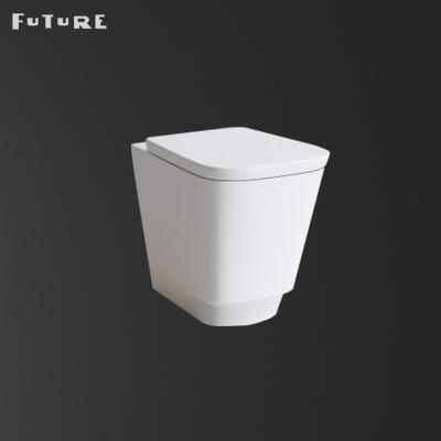 China 350mm Width Back To Wall Comfort Height Toilet 3L 6L Single Piece Commode for sale
