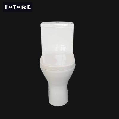 China Antirust Modern Close Coupled Corner Toilets For Small Spaces 795mm High for sale