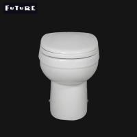 China Soft Closing PP Seat Cover Back To Wall Rimless Toilet Gravity Flushing Easy To Clean for sale