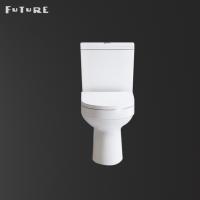 China Slow Descent Design Compact Close Coupled White Toilet Low Noise 720*380*800mm for sale