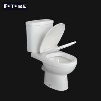 China UPC Close Coupled Bathroom Toilet Ceramic WC 380mm Wide Bathroom Sanitary Ware for sale