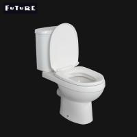 China UPC Close Coupled Bathroom Toilet Ceramic WC 380mm Wide Bathroom Sanitary Ware for sale